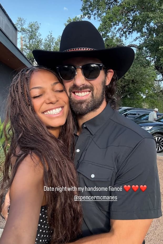 Olympic champ Gabby Thomas’ huge engagement ring is hard to miss in ...