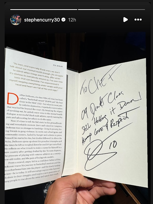 Steph Curry Reveals Gift From DeMar DeRozan After Kings-Warriors Game