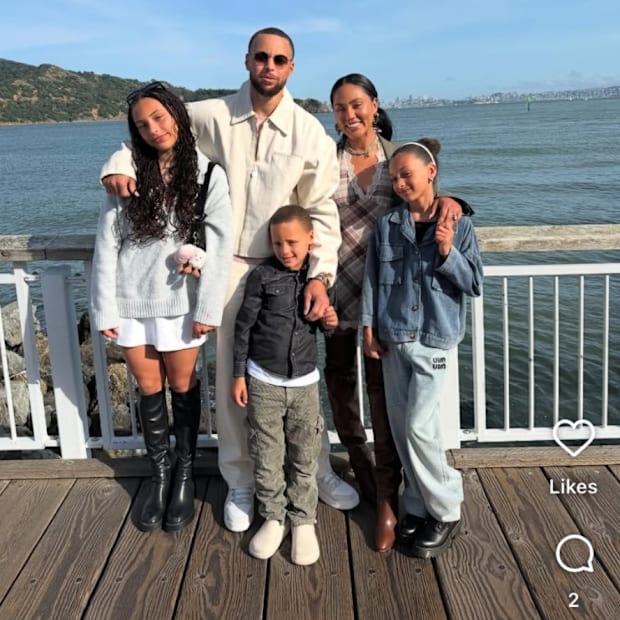 Stephen Curry's 12-year-old daughter Riley almost as tall as dad in ...