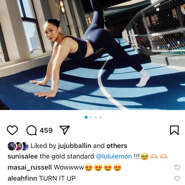 Sunisa Lee’s contorted gymnastics poses have other Olympians in awe