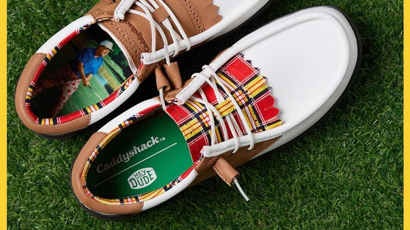HEYDUDE & Caddy Shack Tee Up Limited-Edition Golf Shoes