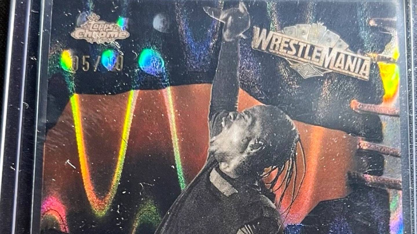 Travis Scott’s WWE Card Heats Up the Market With Record Sale