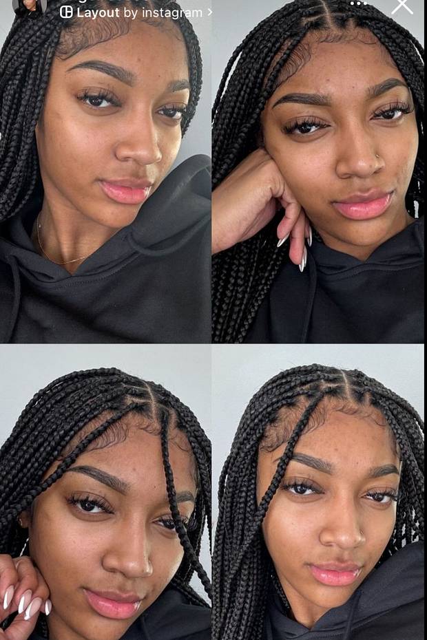 Angel Reese reveals new hairdo after Halloween gauntlet destroyed her ...