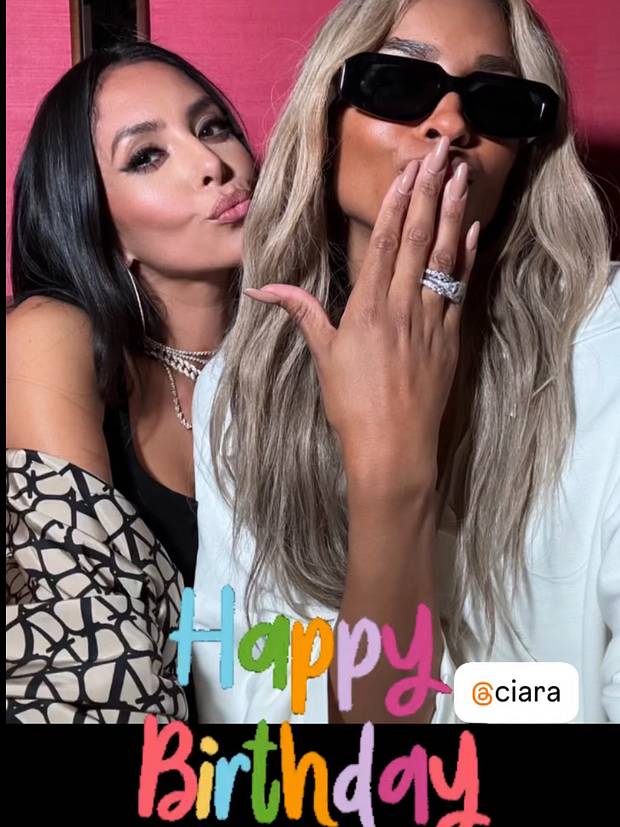 Vanessa Bryant wishes bestie Ciara happy birthday, posting the two together