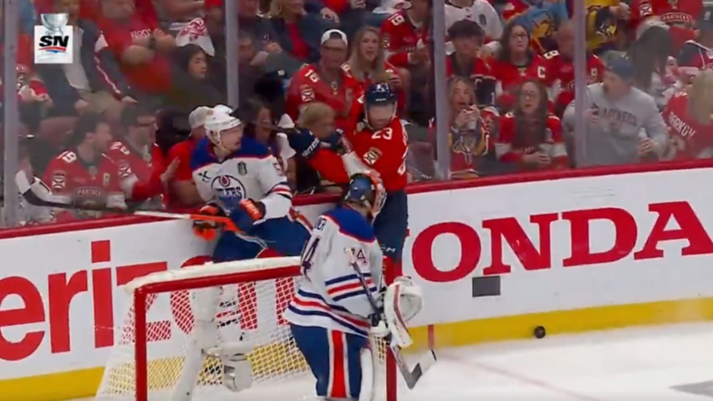 Panthers Appeared to Get Away With High Stick Moments Before Florida's ...