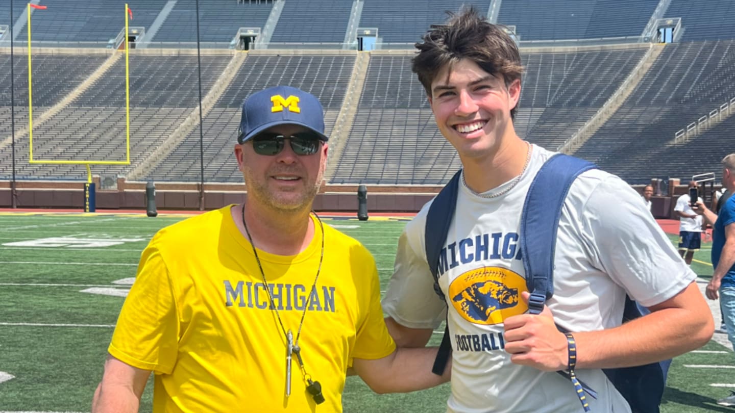 4-star QB Teddy Jarrard details relationship with Michigan football