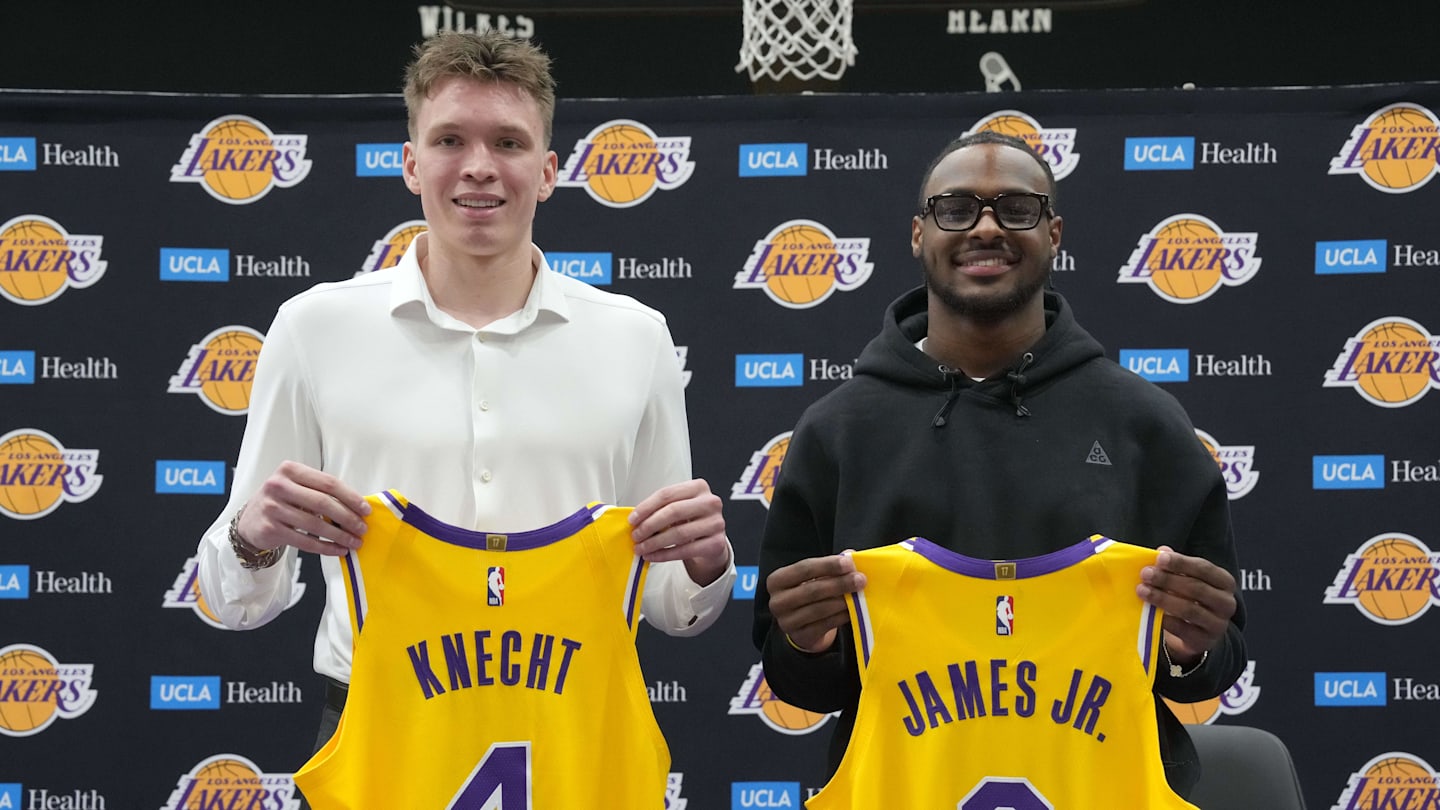 Los Angeles Lakers Rookies Dalton Knecht, Bronny James Face Difficult Stretch Early