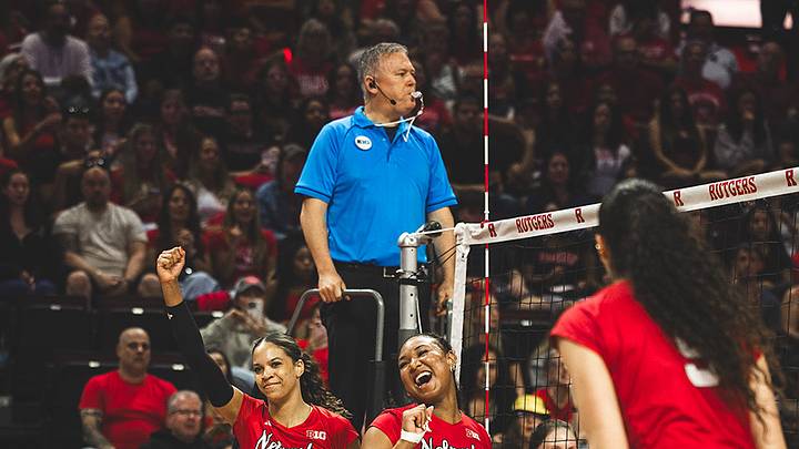 Ogbechie Shines During Nebraska's Sweep at Rutgers