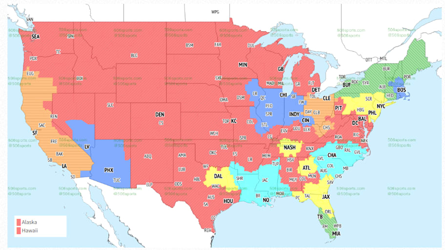 NFL Coverage Map, Week 9: What game is on in your area on Sunday?