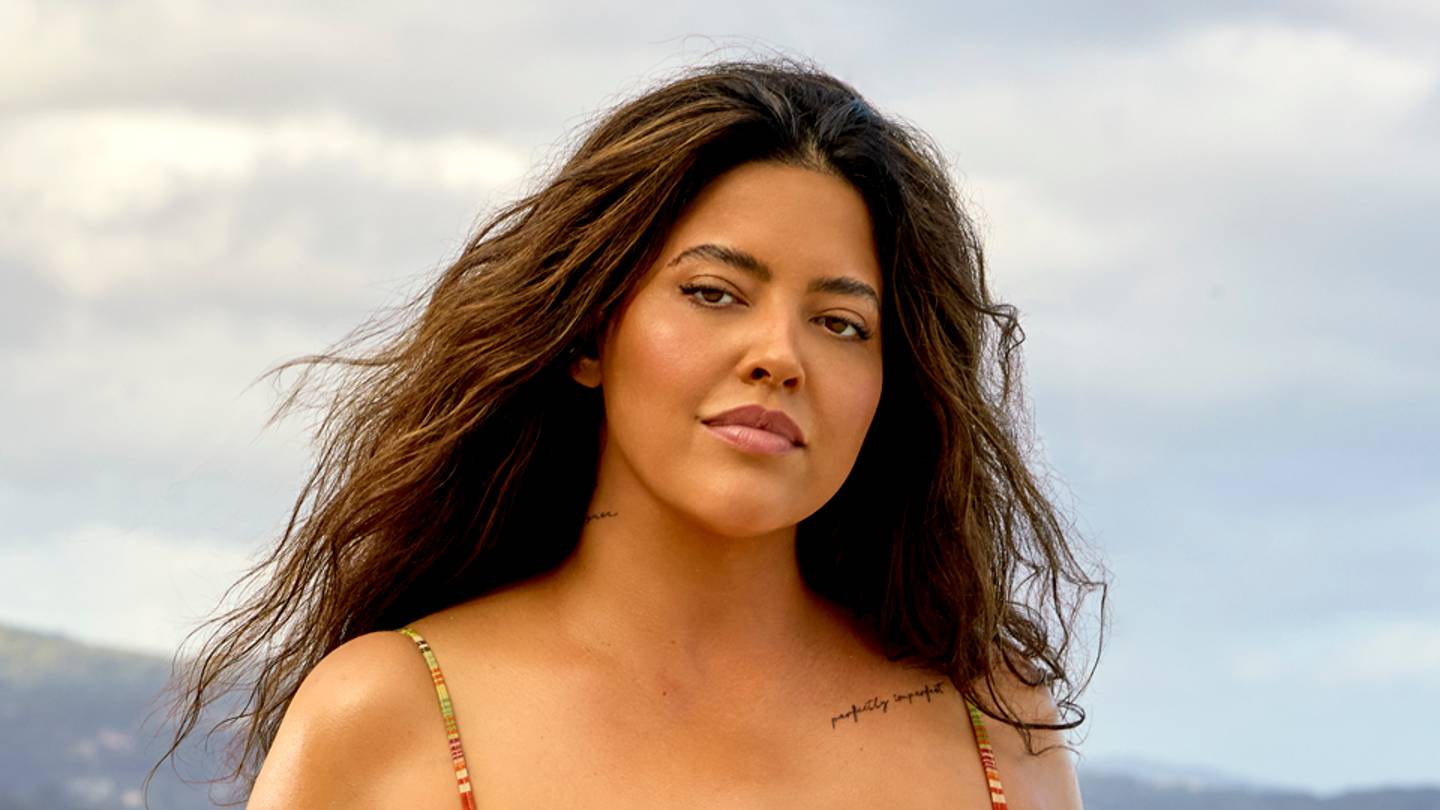 Shop Denise Bidot’s Brilliant Burnt Orange Bikini From Jamaica