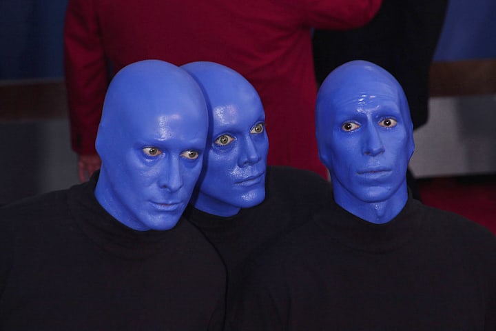 blue man group coloring pages