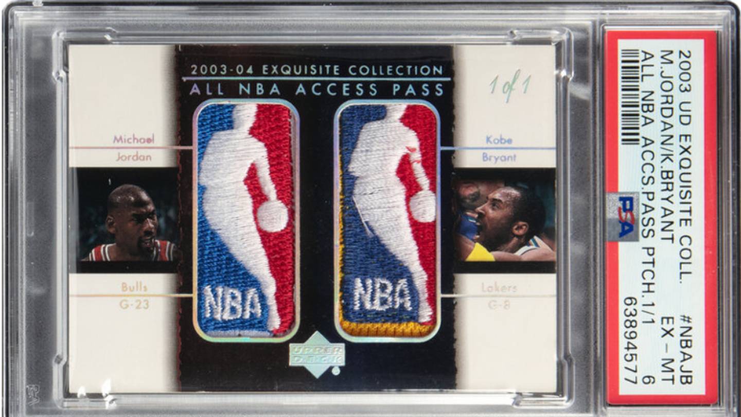 Michael Jordan, Kobe Bryant Dual Logoman Sells For Millions