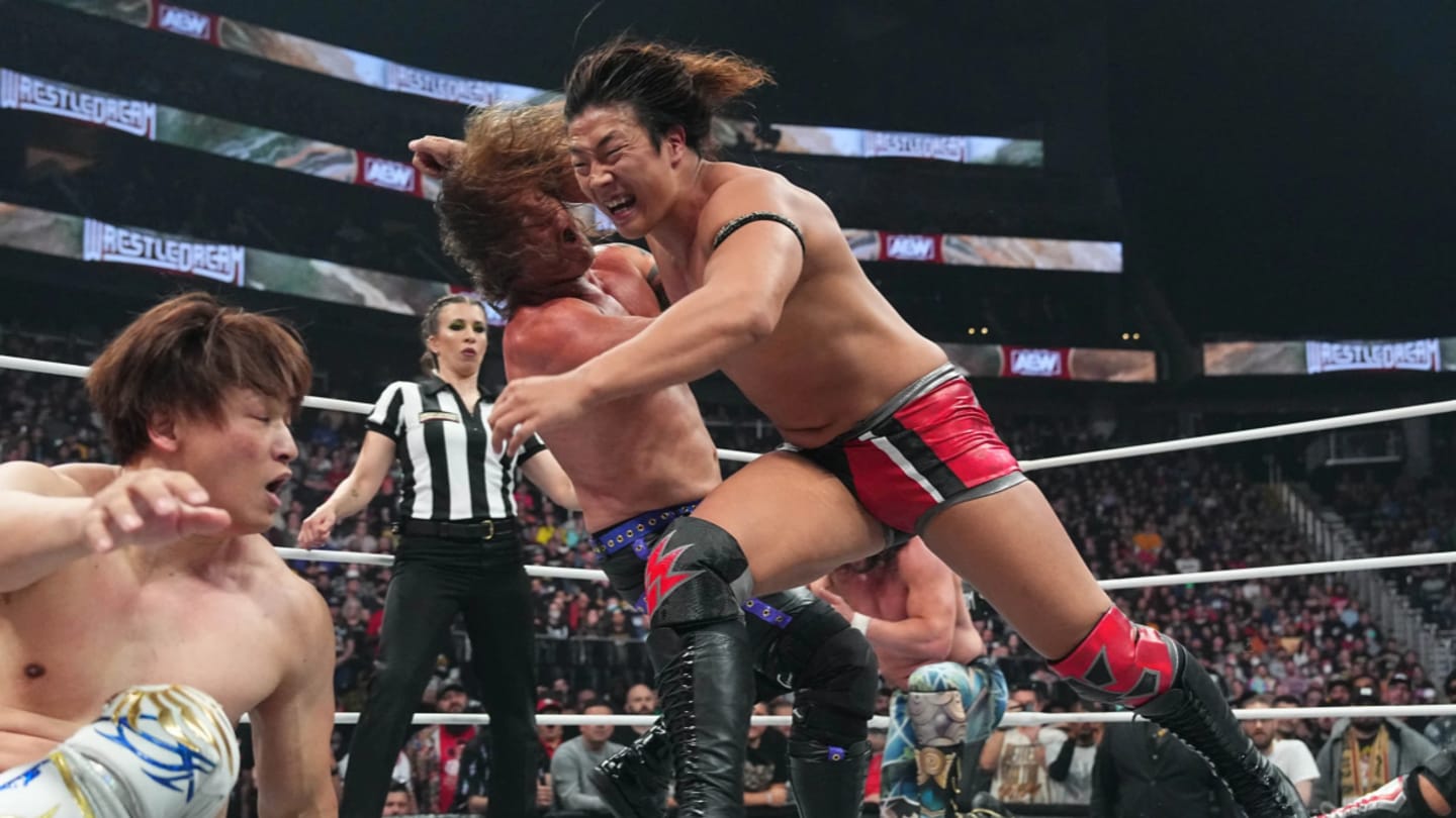 3 big matches for Konosuke Takeshita as AEW International Champion