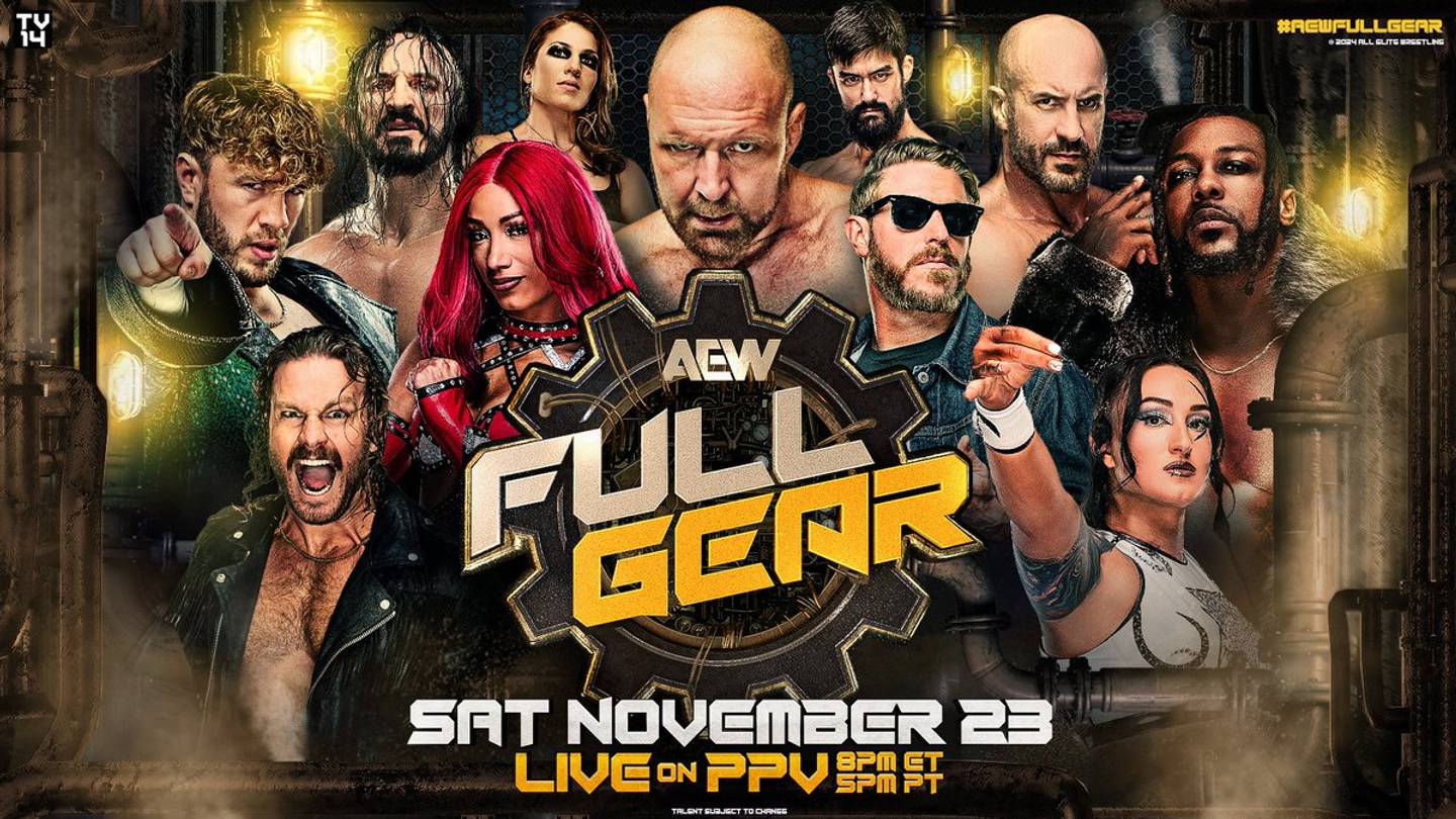 AEW Full Gear 2024: Date, Start Time, Match Card, Live Stream & TV Channels