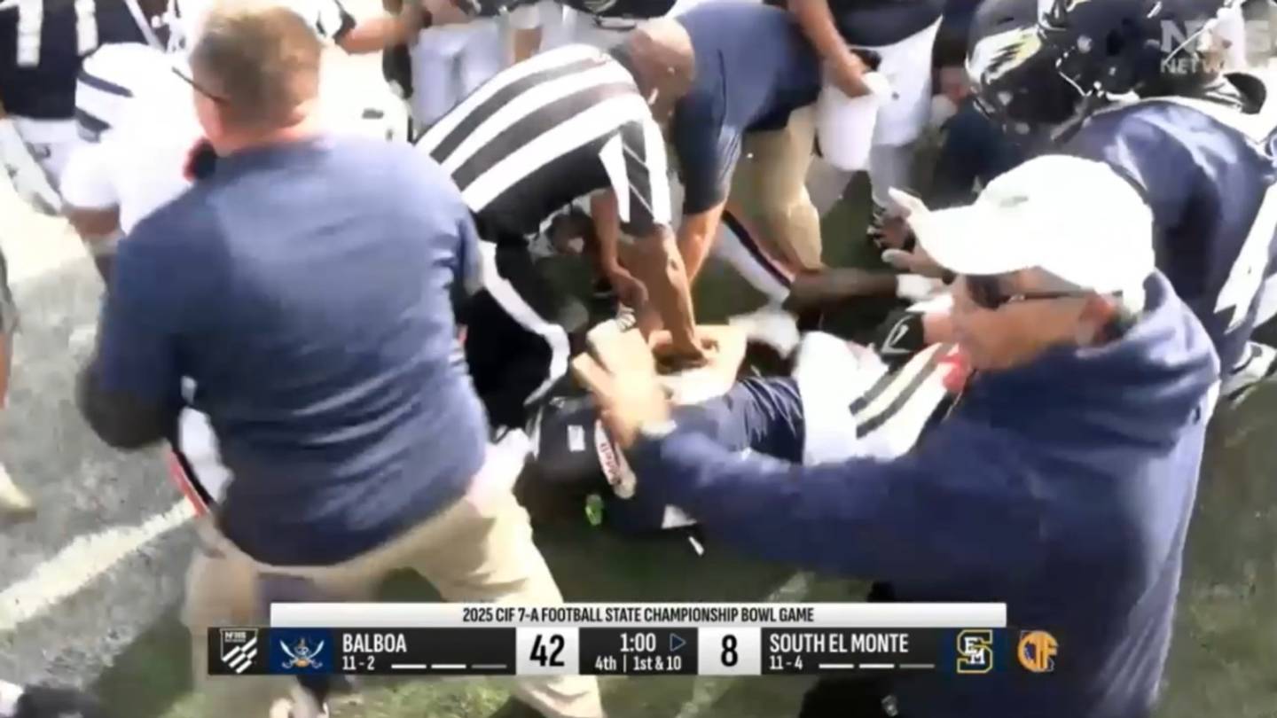 Fight prompts California football state championship game to end early ...