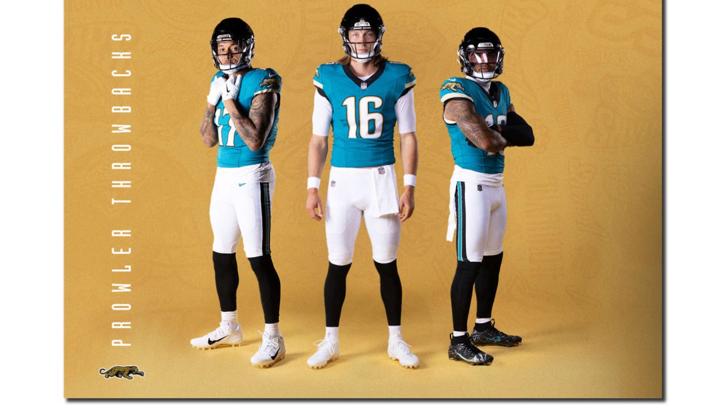 Jacksonville Jaguars 'Prowler Throwbacks' available now