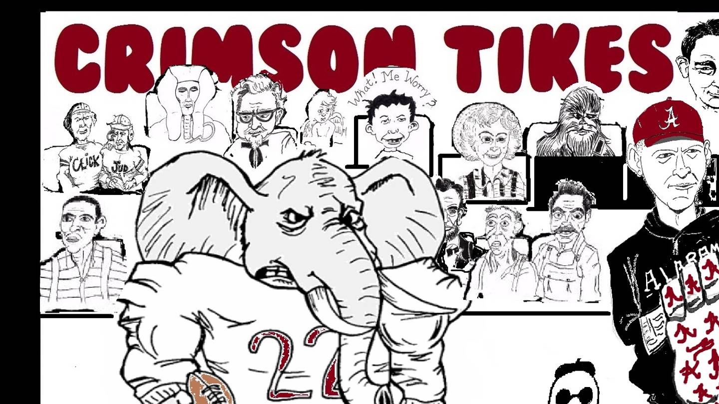 Crimson Tikes Cartoon: Laying Down the Law-son at the SEC Championship Game