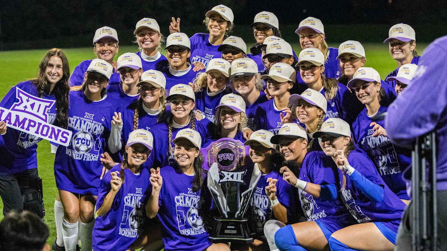 No. 5 TCU Soccer Secures Big 12 Regular Season Title in 2025