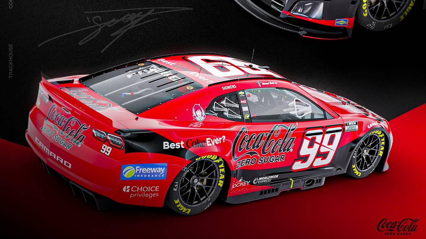 Daniel Suárez to Drive Coke Zero Sugar-Sponsored Car at Daytona