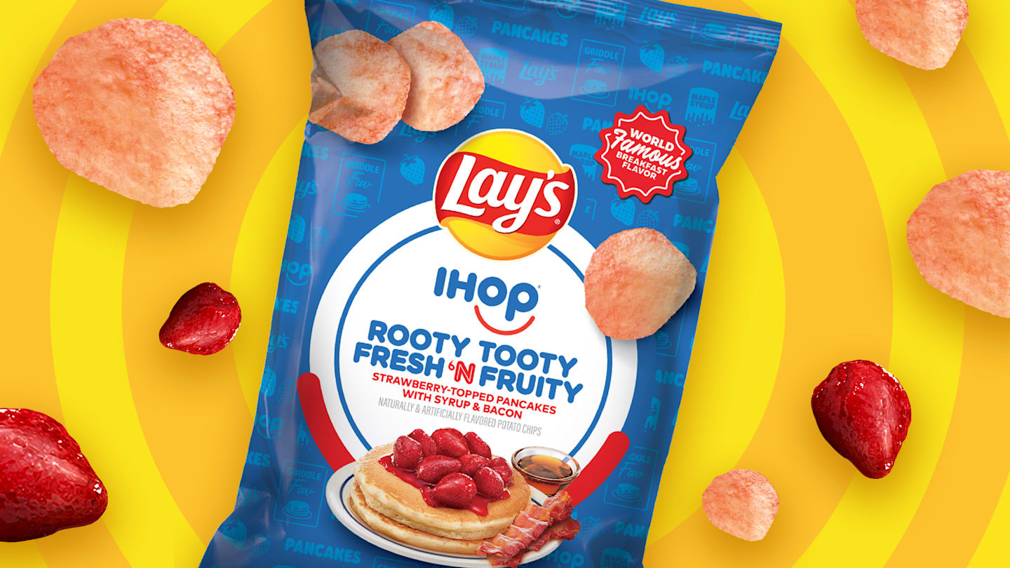 Lay’s IHOP Rooty Tooty Fresh ‘N Fruity chips are the ultimate food mash-up
