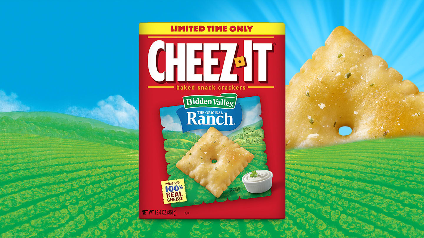 Cheez-It Hidden Valley Ranch has the ultimate cheesy, tangy flavor