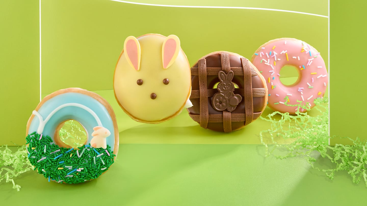 Krispy Kreme unveils new hop-tastic bunny themed Easter doughnuts