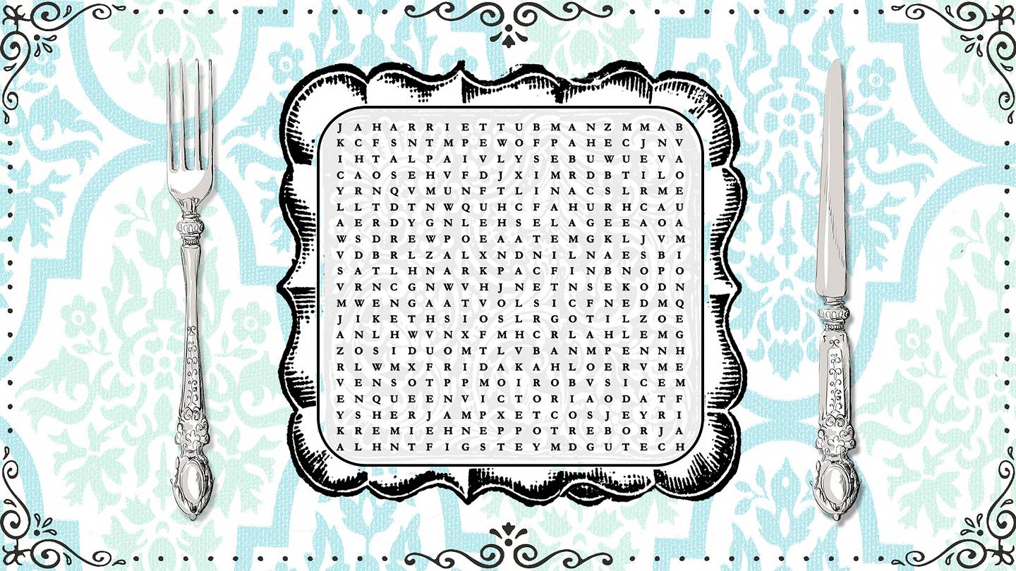Word Search: Find All 12 Historical Figures (And See What They’d Bring ...