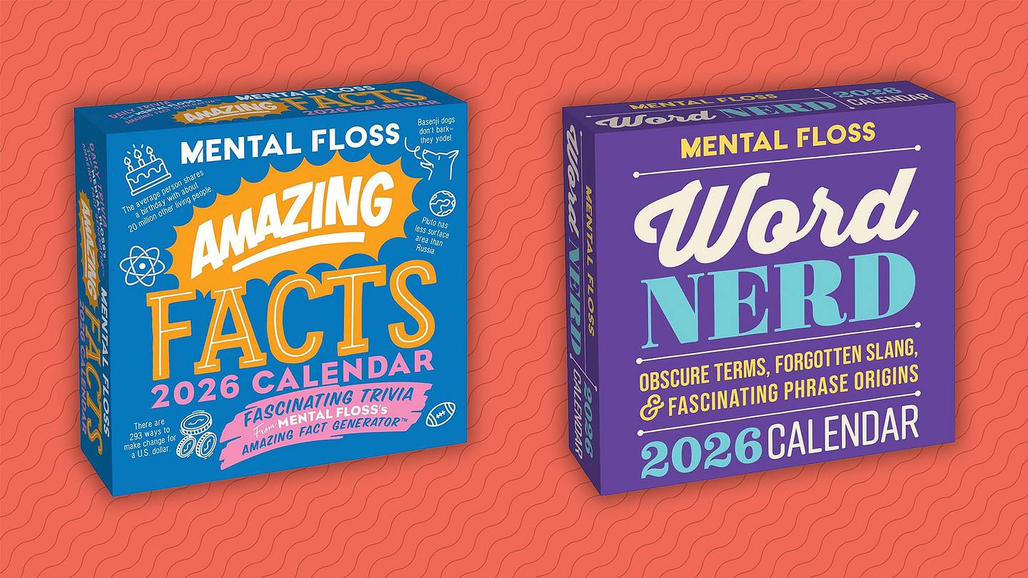 Mental Floss’s 2026 Desk Calendars Are for Word Nerds and Fact Fans of ...