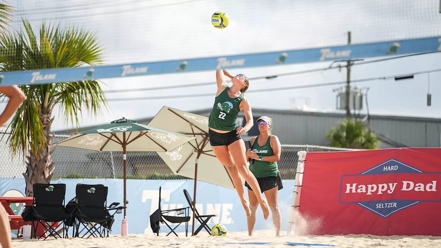 Tulane Beach Volleyball Concludes Fall in Dominant Fashion vs UNO