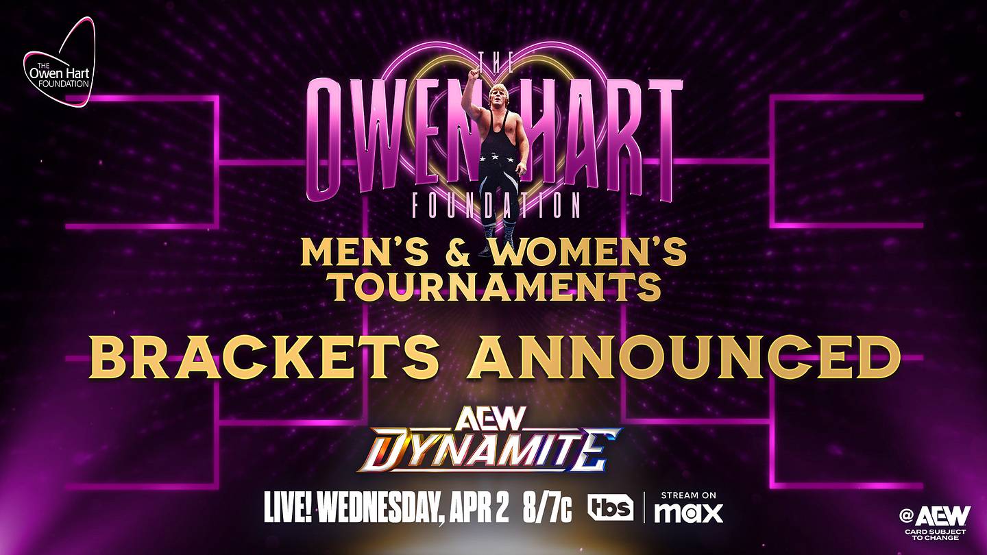 AEW Reveals Brackets For The Men's And Women's 2025 Owen Hart Cup ...