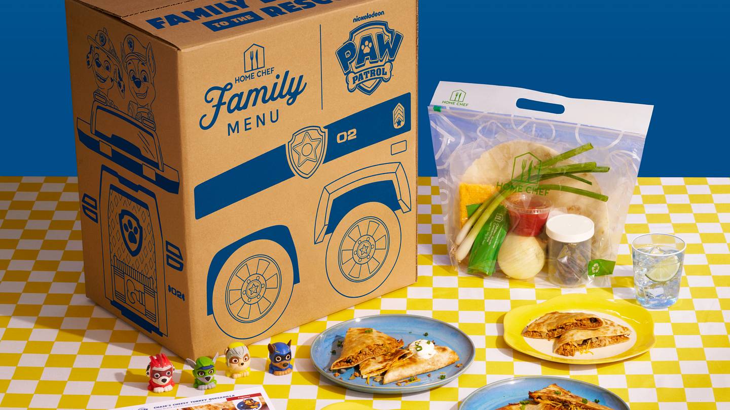 Home Chef adds Paw Patrol Family Menu items for fans of all ages