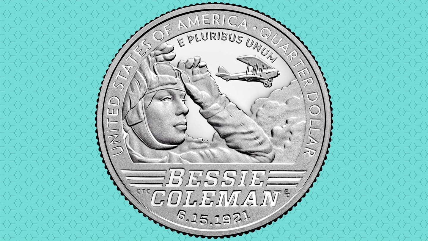 New Quarters Highlight Pioneering Aviator Bessie Coleman