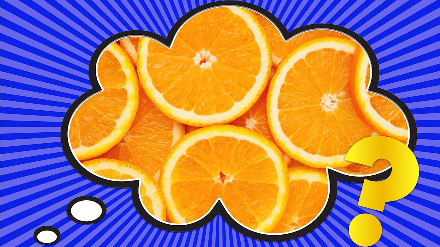 What Came First: The Color Orange or the Fruit?