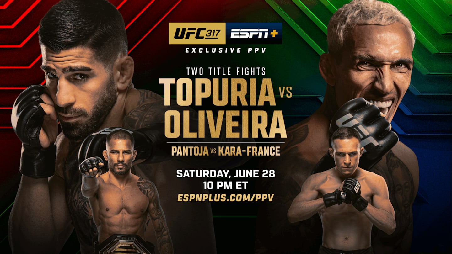 UFC 317 Ilia Topuria vs. Charles Oliveira free live stream results ...