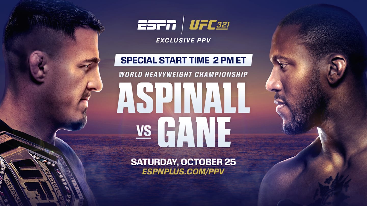 UFC 321: Tom Aspinall vs. Ciryl Gane free live stream results & highlights