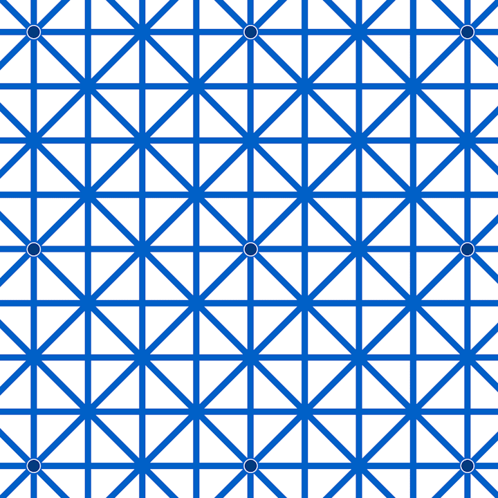 optical illusion dots between squares