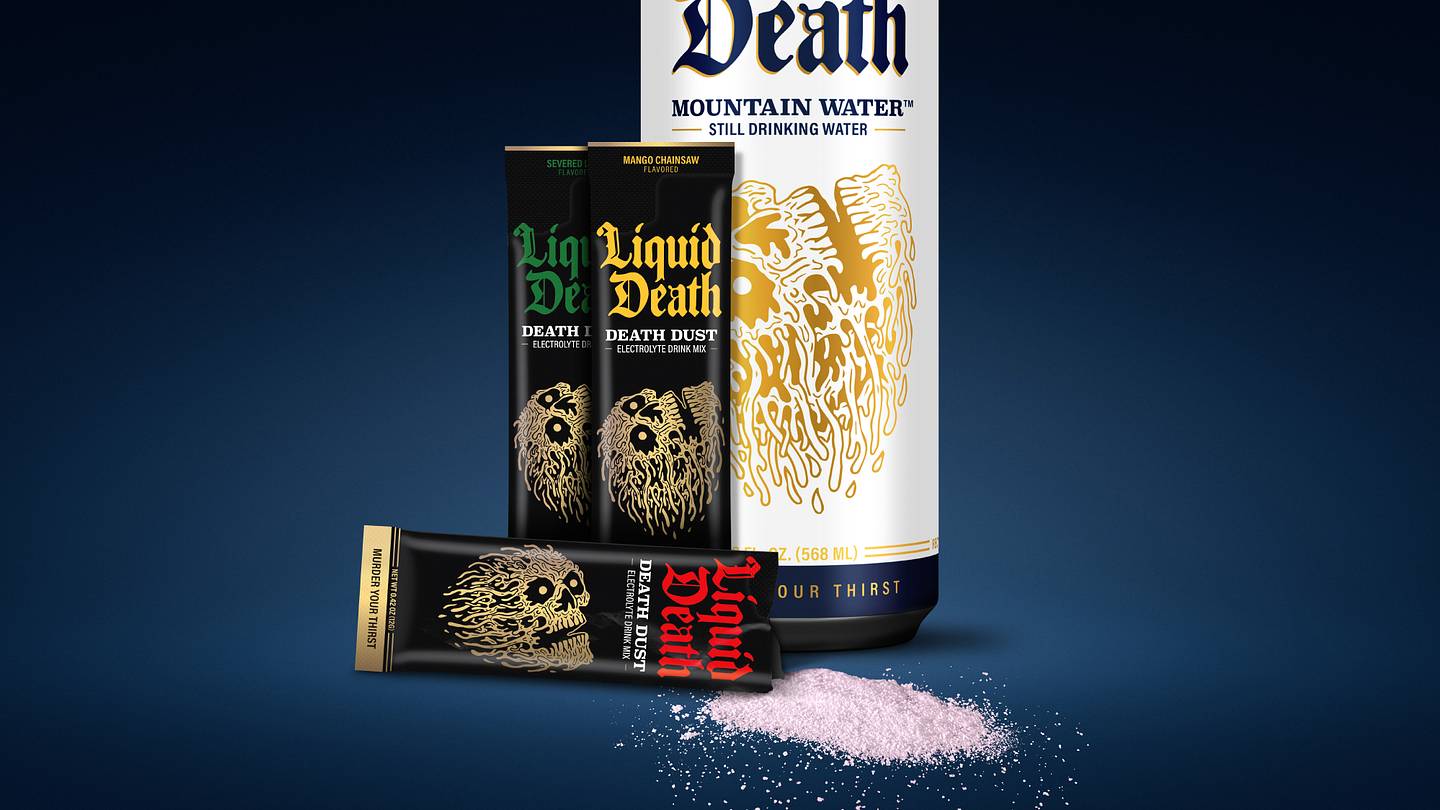 Liquid Death Death Dust electrolyte mixes can revive an apocalyptic thirst