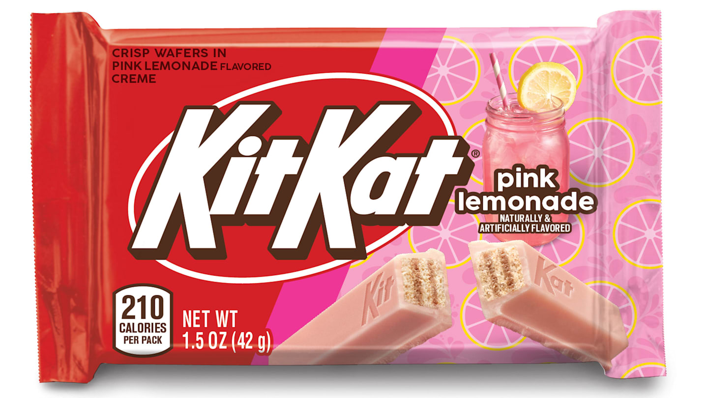 Grab the newest limited-edition Kit Kat flavor: Pink Lemonade!