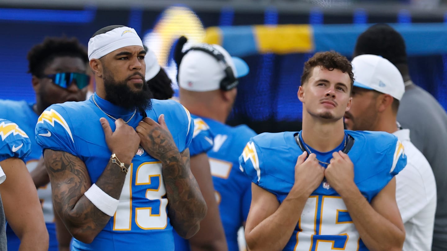 Chargers OC non-committal about Keenan Allen and Ladd McConkey's roles