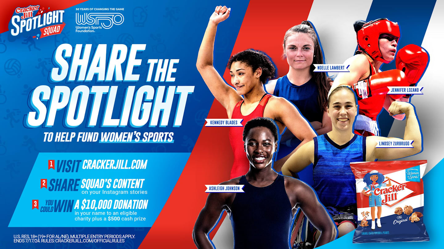 Get Olympics ready with the Cracker Jill Spotlight Squad