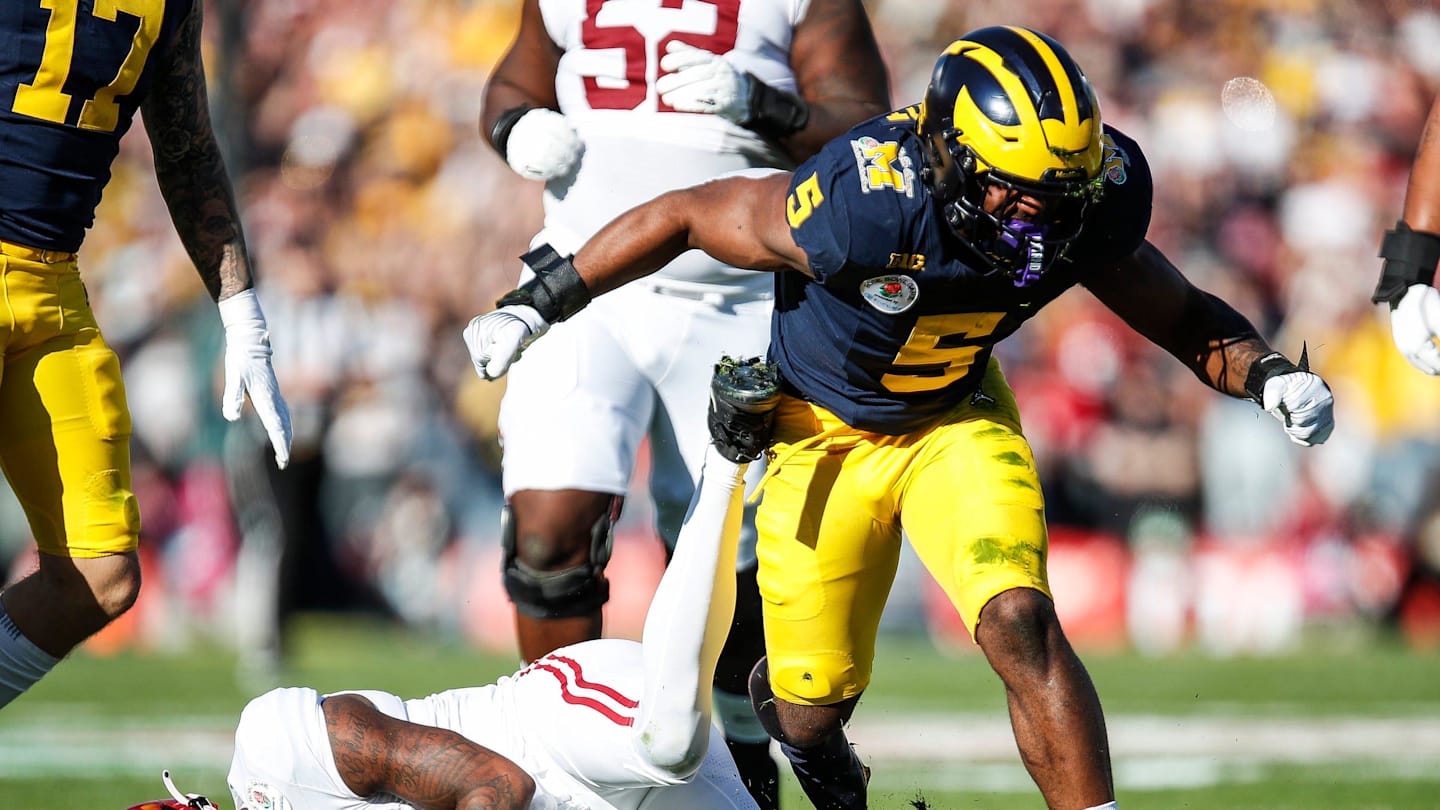NFL Draft: Los Angeles Rams select Michigan EDGE Josaiah Stewart with ...