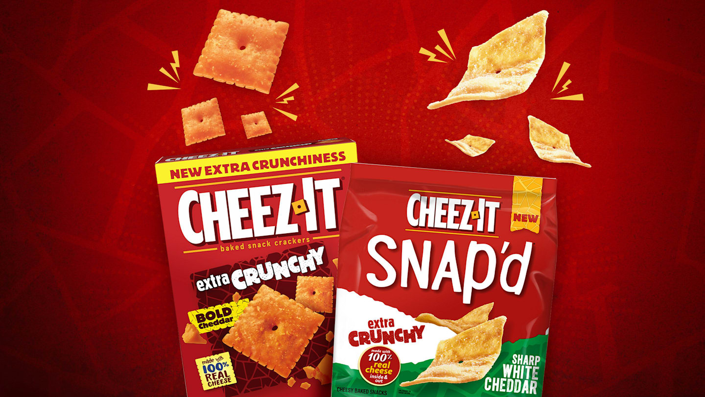 Cheez-It Extra Crunchy is the ultimate multi-sensory snack food experience