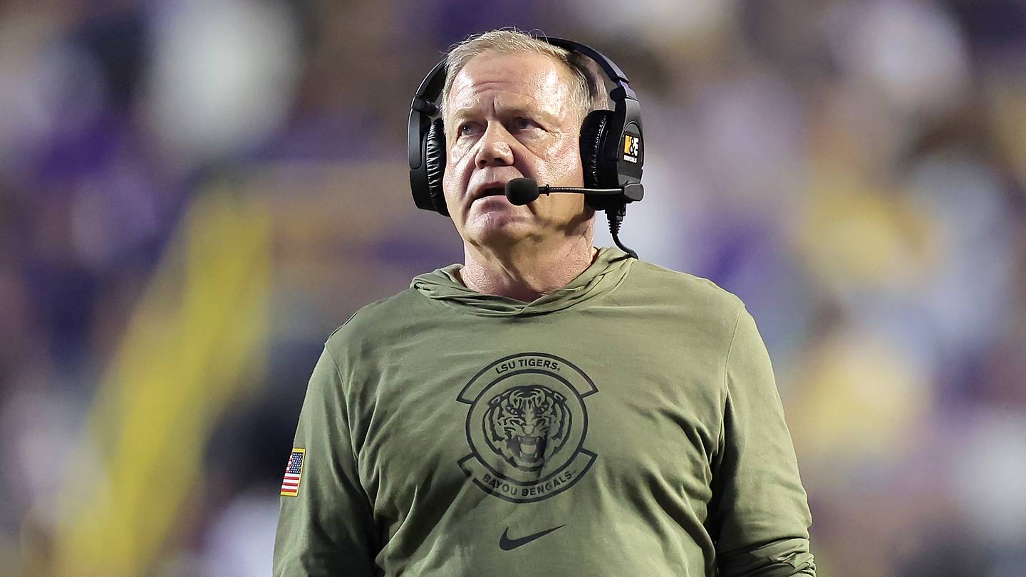 Brian Kelly welcomes Blake Baker into his LSU family to fix his awful ...