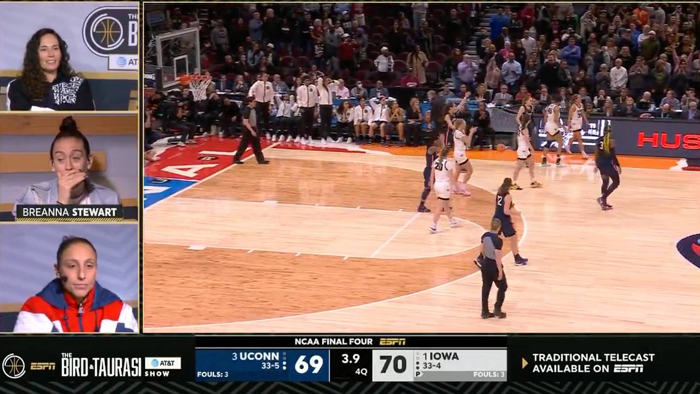 UConn Legends Devastated by ‘Terrible’ Foul Call Late in Loss to Iowa
