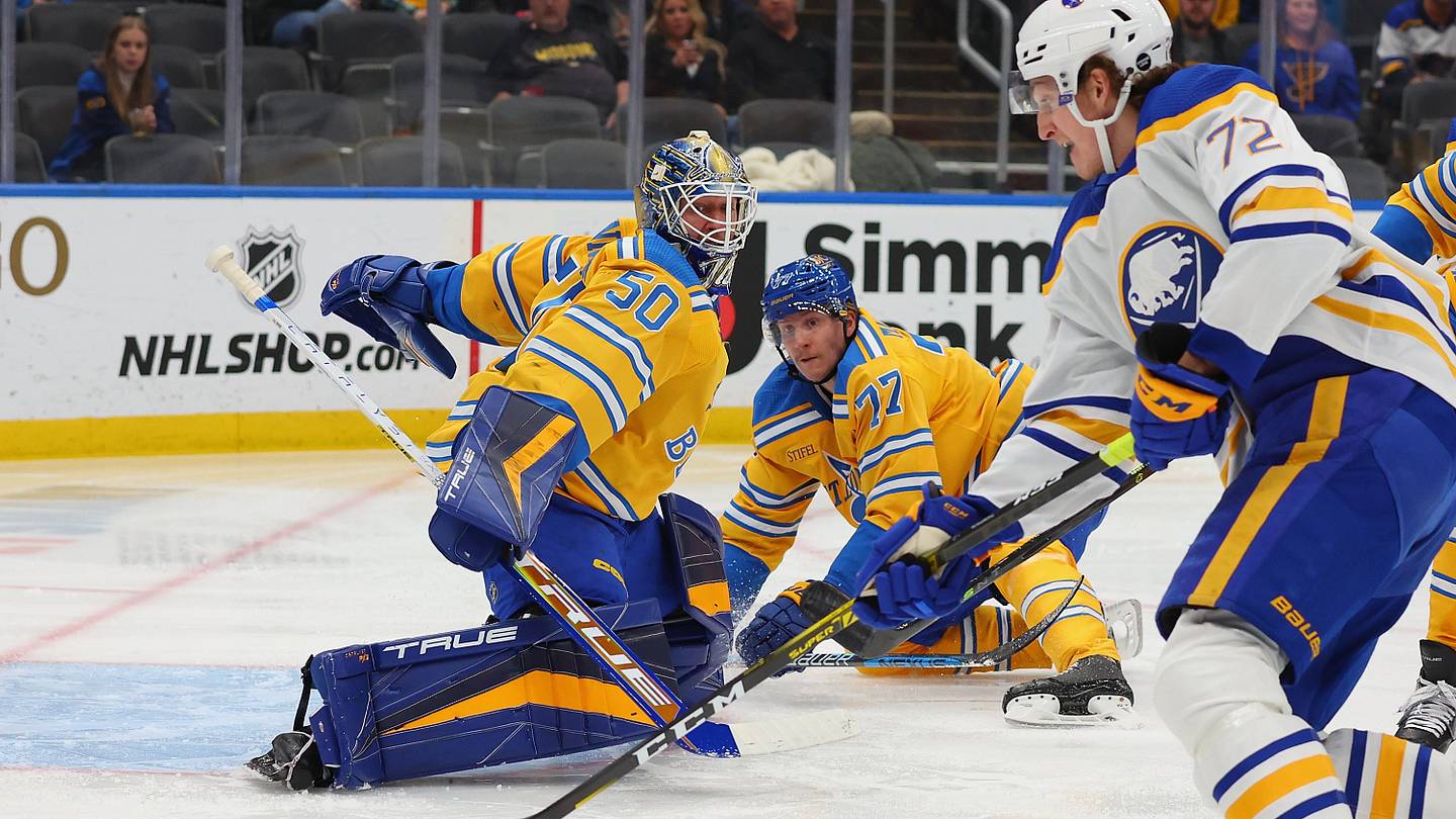 St. Louis Blues face Sabres to try and snap three-game skid