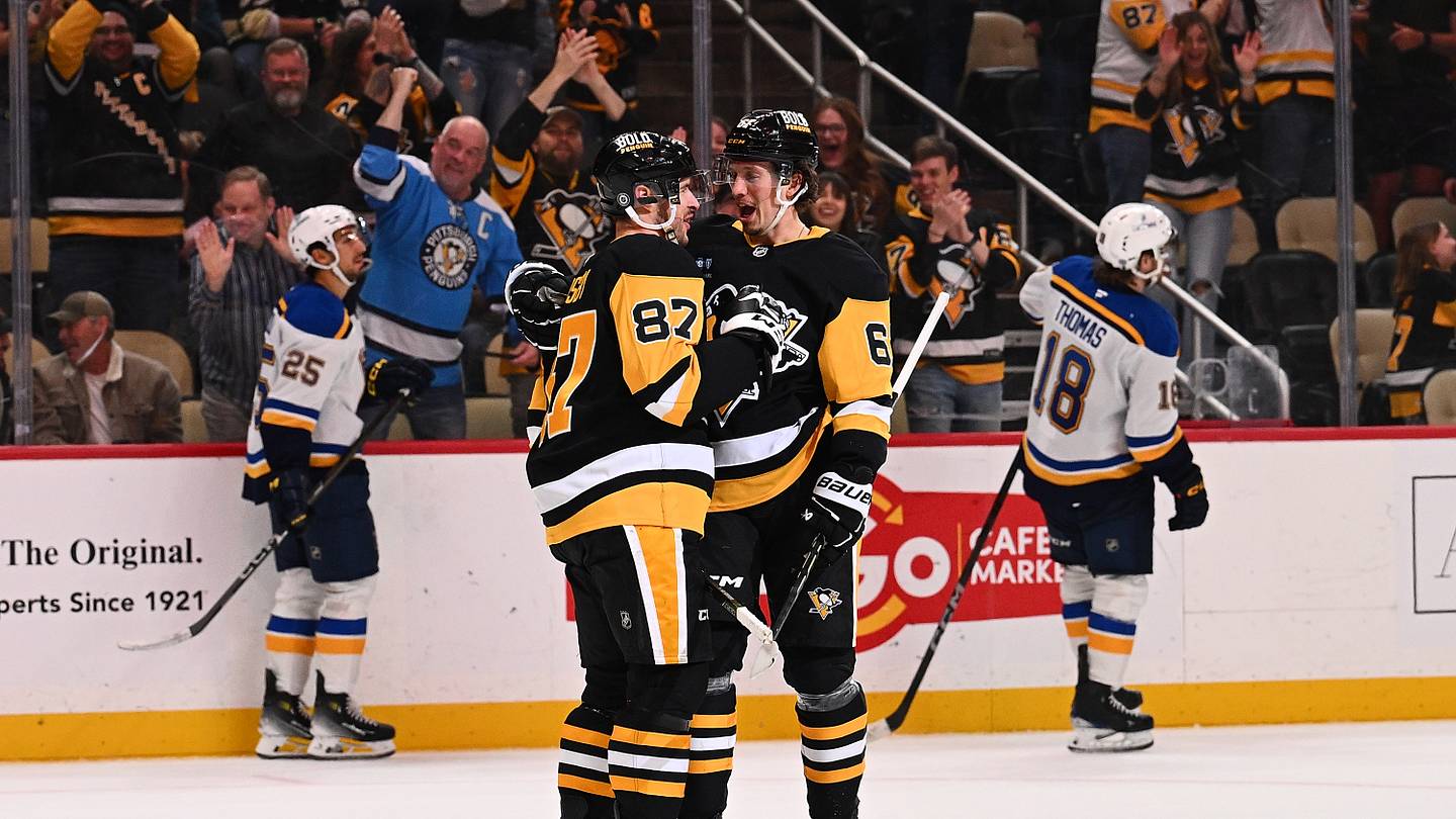 Pittsburgh Penguins Outlast the St Louis Blues...5 to 3