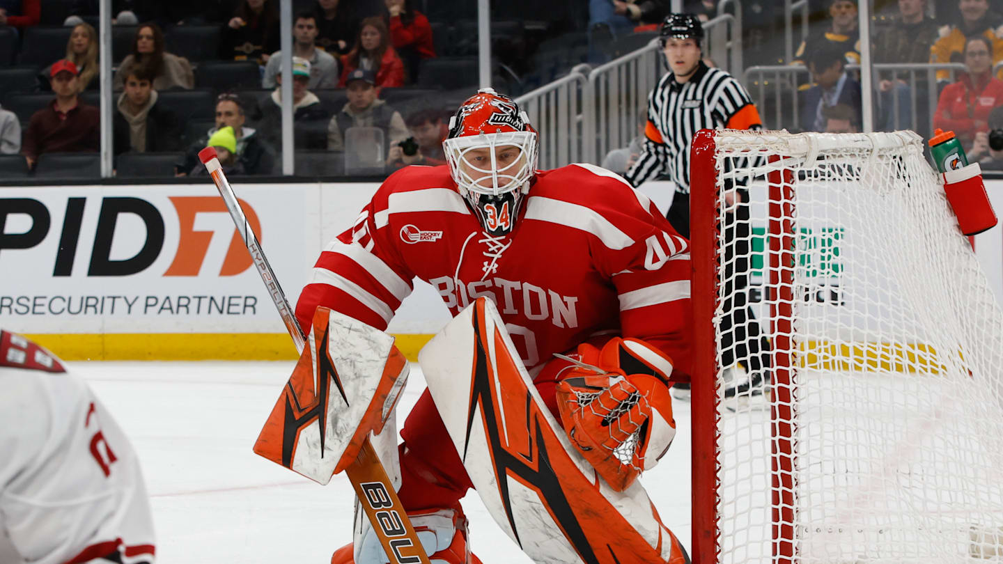 Devils goalie prospect Mikhail Yegorov beats the top team in the nation ...