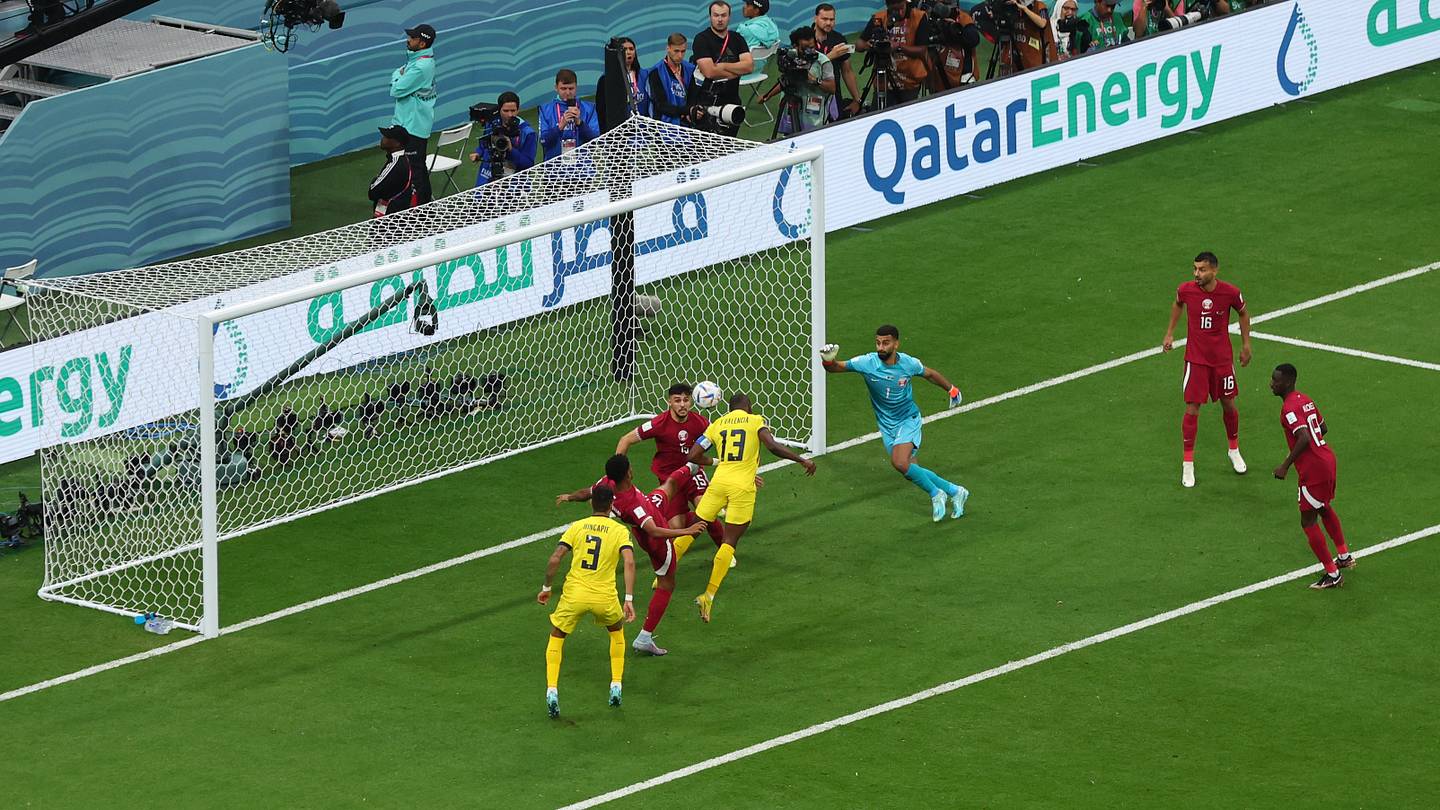 Why was Ecuador's goal ruled out for offside?