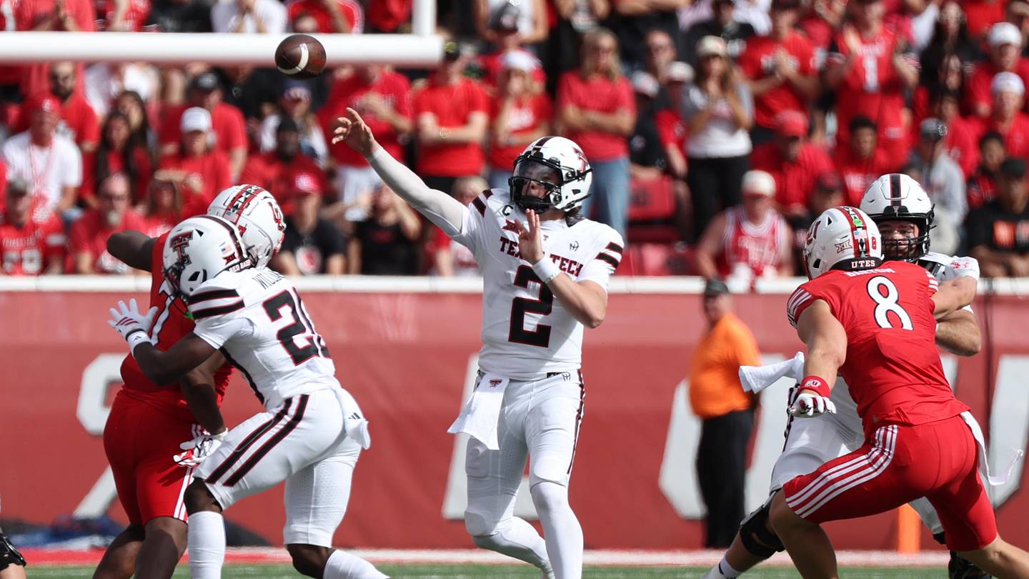 Texas Tech QB leads Big 12 in passing yards per completion entering week 6
