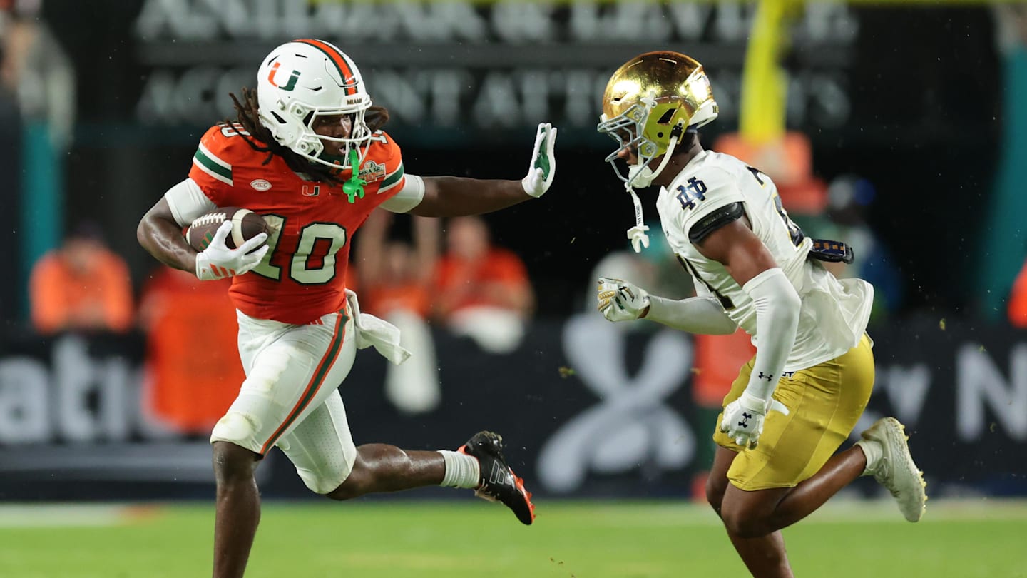 Malachi Toney is the best Miami Freshman WR since Ahmmon Richards